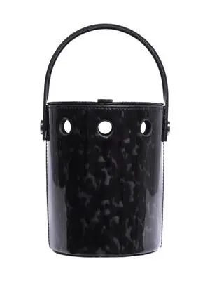 Perrin PERRIN PARIS Le Mini Seau Bucket Bag Ecaille Black | Black Strass